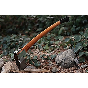 1844 Helko Werk Germany Vario 2000 Heavy Log Splitter - German Made Splitting Axe and Splitting Maul and Best Axe for Splitting Wood and Splitting Firewood Heavy Splitter - Head 6.5 lbs, Handle 36 in. (Heavy Log Splitter) #10058