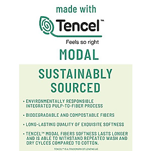 Vanity Fair Women's Beyond Comfort Modal Pajama Set (Short, Long Sleeve-Black, X-Large