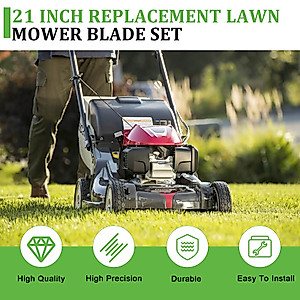 72531-VH7-000 & 72511-VH7-000 Lawn Mower Blade Set for HRX217, HRX217K1, HRX217K2, HRX217K3, HRX217K4 Mower 21" MicroCut Twin Blade Set