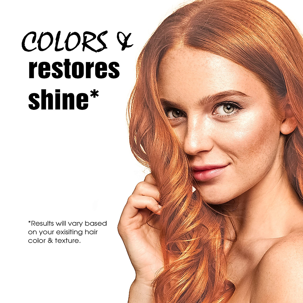 Light Mountain Henna Hair Color & Conditioner - Light Red Hair Dye for Men/Women, Organic Henna Leaf Powder and Botanicals, Chemical-Free, Semi-Permanent Hair Color, 16 Oz