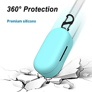 Aotao Silicone Case for TOZO T10, Soft and Flexible, Scratch/Shock Resistant Silicone Cover for TOZO T10 Headphones (Teal)