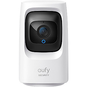 eufy Wi-Fi Pan and Tilt Mini Indoor Security Camera - White (Renewed)