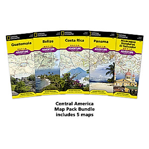 Central America [Map Pack Bundle] (National Geographic Adventure Map)