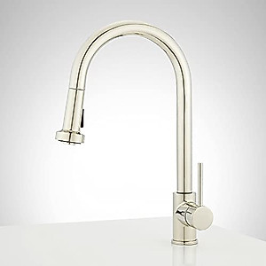 Signature Hardware 465183 Ridgeway 1.75 GPM Single Handle Pull-Down Kitchen Faucet, Oil Rubbed Bronze