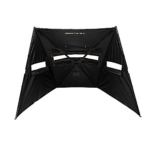 ALPS OutdoorZ Dash Camo Panel Hunting Blind with Hybrid 2 Person Ground Pop Up Design for Quick Deployment, Wide Window, and Interior Mesh Pocket, Realtree Timber