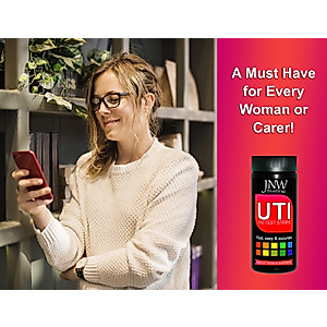 3-in-1 Urinary Tract Infection Test Strips - Home UTI Test Kit with eBook - with 100 Quick and Accurate UTI Test Strips - 100 Strips by JNW Direct