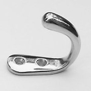 Marine Grade Stainless Steel Single Wardrobe Hook