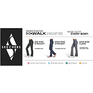 Skechers Women's GO Walk High Waisted Joy Pant, Navy, XX-Large