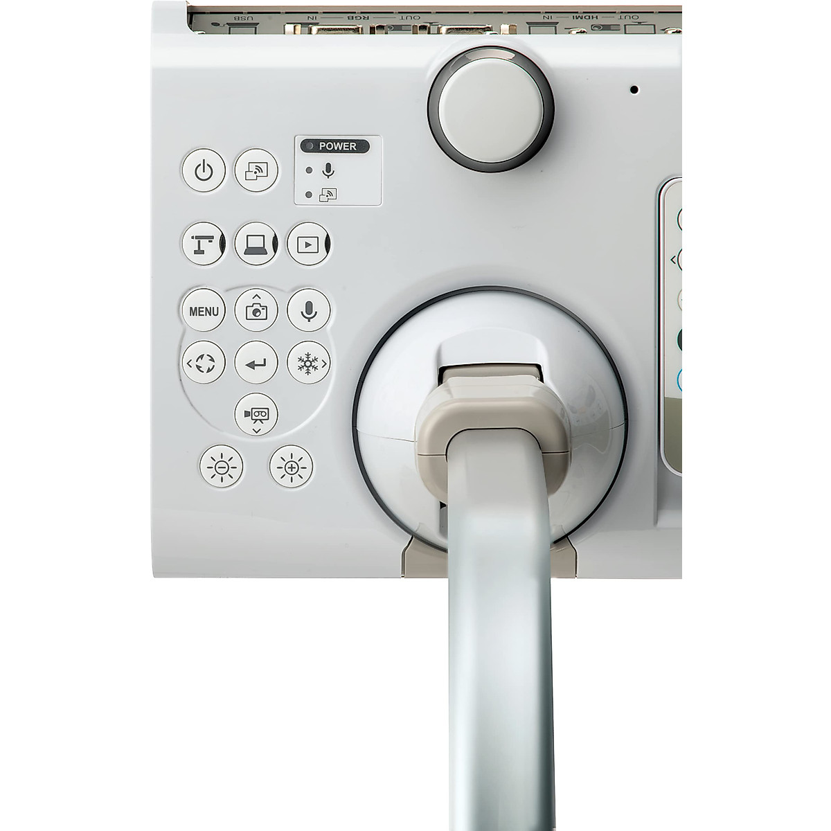 Elmo 1380 Model TT-12G Interactive Document Camera, 4K Ultra HD, 12MP 1/2.3" Image Sensor, 12x Optical Zoom, 16x Digital Zoom, Built-in SD Card Slot, Multiple Outputs, Replaced 1378 Model TT-12F