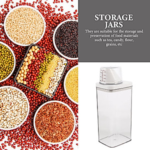 Rice Storage Container 52 Lbs/1500ml Rice Dispenser with Airtight Lid, Pour Spout and Measuring Cup, Food jars & Canisters Food Dispenser for Rice, Cereal, Flour, Oatmeal, Pet Dog Cat Food