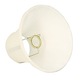 Royal Designs Crackle Alabaster Mini Lamp & Eggshell Sqare Cut Corner Lampshade