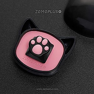 Custom Gaming Keycaps Machinery Keyboard keycaps Cat paw Shape ABS Base for ESC Key, Cat Claw for Cute Keyboard (Black/Pink)
