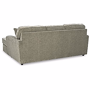 Signature Design by Ashley Cascilla Casual Sofa Chaise, Light Gray