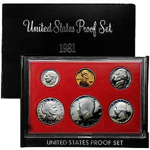 1981 S Proof Set 5 Coin Set OGP Original Government Proof
