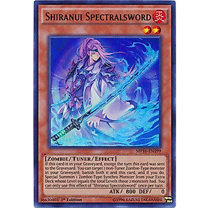 YU-GI-OH! - Shiranui Spectralsword (MP16-EN199) - Mega Pack 2016-1st Edition - Ultra Rare