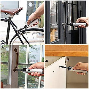 Wowstick Dual-power Lithium Household Screwdriver Set, Electric Screwdriver Kit with Electric Maximum Torque 0.9Nm; Manual Maximum Torque 3Nm