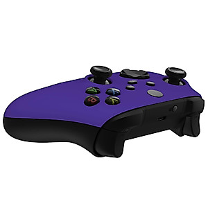 eXtremeRate Purple Replacement Side Rails + Back Shell + Faceplate for Xbox Series X/S Controller