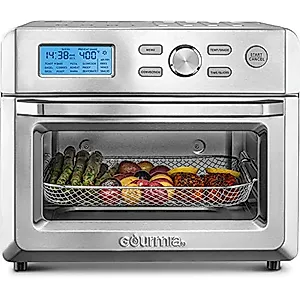 Gourmia GTF7600 16-in-1 Multi-function, Digital Stainless Steel Air Fryer Oven - 17 Cooking Presets