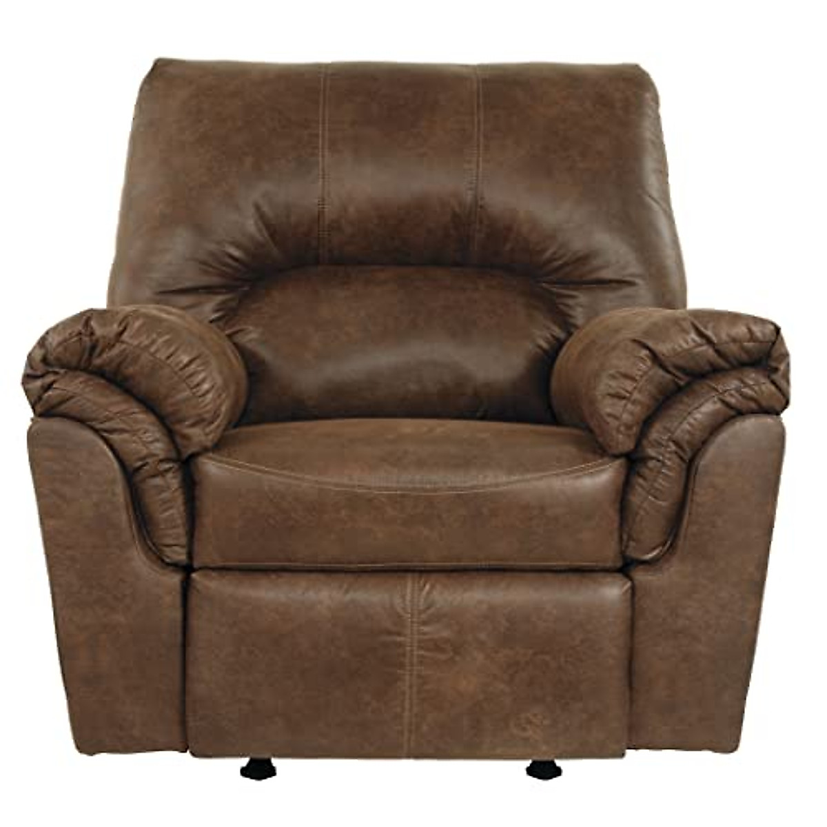 Signature Design by Ashley Bladen Faux Leather Manual Rocker Recliner, Brown