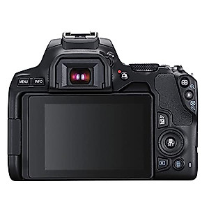 Canon EOS Rebel SL3 DSLR Camera w/EF-S 18-55mm F/4-5.6 Zoom is STM Lens + 64GB Memory + Back Pack Case + Tripod, Lenses, Filters, & More (28pc Bundle)