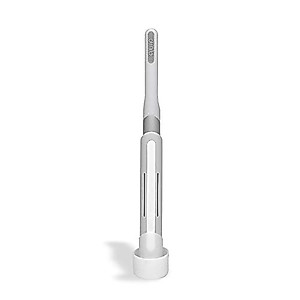 quip Adult Electric Toothbrush - Sonic Toothbrush with Travel Cover & Mirror Mount, Soft Bristles, Timer, and Metal Handle - Silver