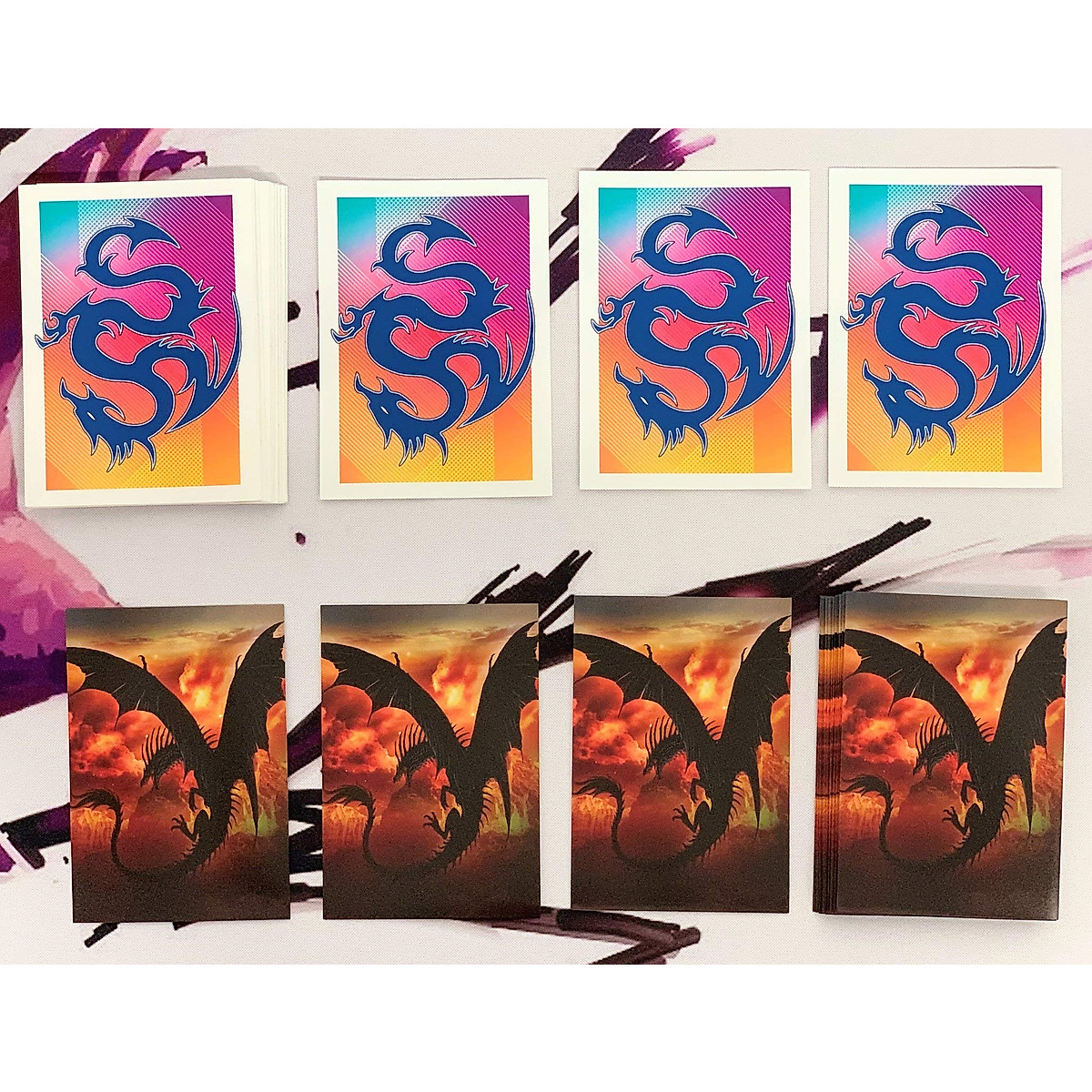 Custom Card Sleeves 120ct with Your Design for Gaming Cards Standard Size Magic The Gathering,