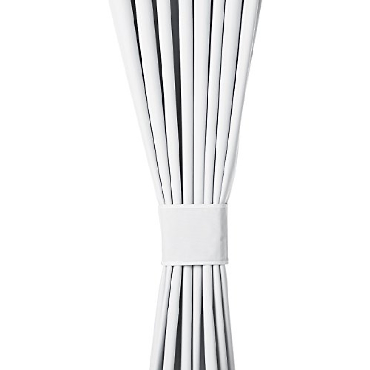 Amazon Basics Blackout Curtain Set - 52''x 63'', White, 4-Pack