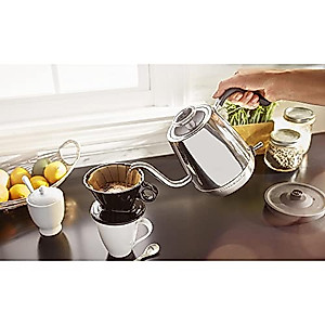 KitchenAid KEK1025SS Precision Gooseneck Electric Kettle, 1 Liter, Stainless Steel