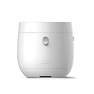 GUANGZHIAN 1.0 L Rice Cooker, Medium Size Cooker for 3-5 People, Multi Food Steamer, 24 Hours Preset, Portable Electric Rice Cooker 4 Cups (Uncooked), White