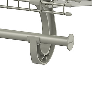 ClosetMaid SuperSlide Hang Rod End Caps, 2-Pack, Nickel Finish, for SuperSlide Closet Rod Bars