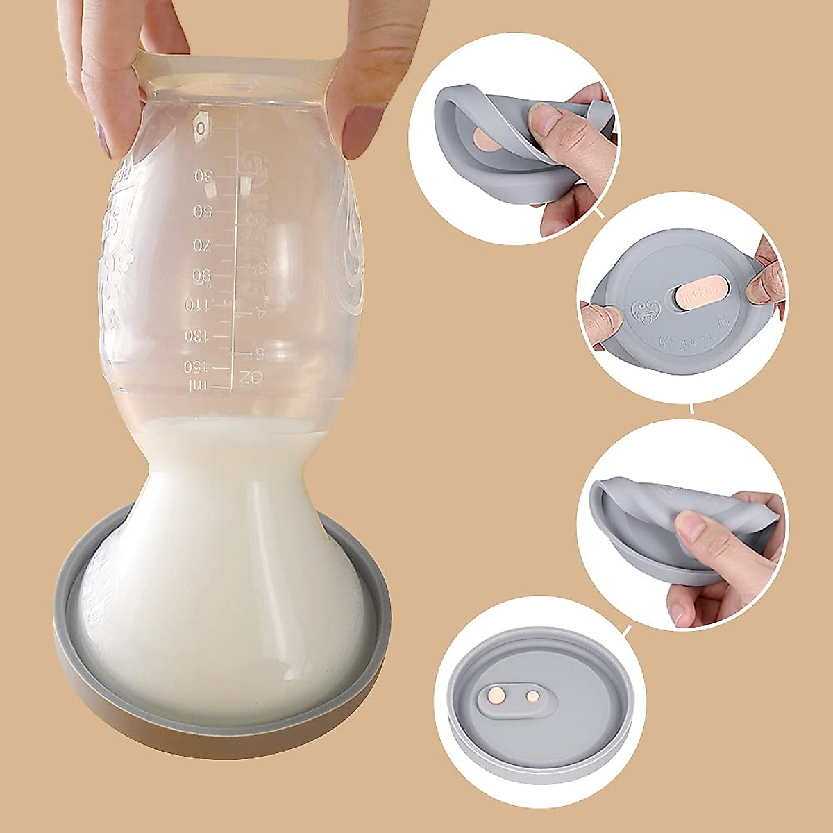 haakaa Manual Breast Pump Cap,1 PK