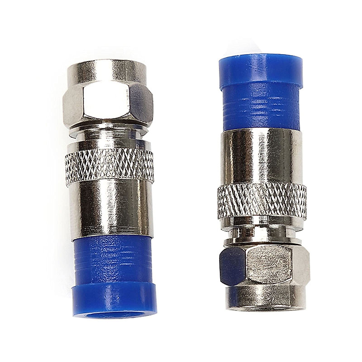 TLS.Eagle RG6 Compression F Type Straight Antenna Cable Connector Coax Adapter Pack of 20