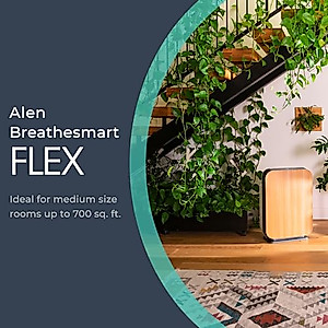 Alen Air Purifier BreatheSmart Flex HEPA w/ VOC/Smoke Filter - 1400 Sq. Ft - Perfect for Bedrooms - Captures Allergens, Dust, & Mold + VOCs & Smoke