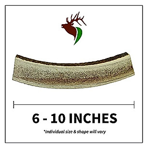 Elkhorn Premium Chews – X Large Split Single Pack (for 50+ lb Dogs) Premium Grade Elk Antler for Dogs (1 Piece) Sourced in The USA