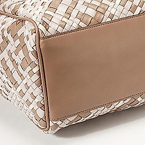 Calvin Klein Alysha Novelty Tote, Taupe Multi