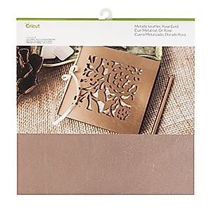 Cricut Leather Metallic, Rose Gold 12x12