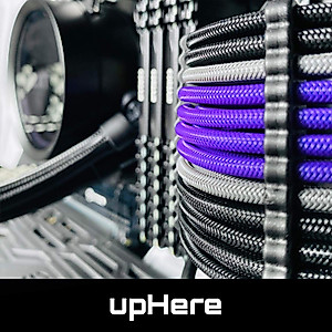 upHere 24 Pieces Set = 24-pin x 4, 8-pin x 12, 6-pin x 8 for 3 mm up to 3.4 mm/0.13inch- Black(3.4 mm/0.13inch)-CM245