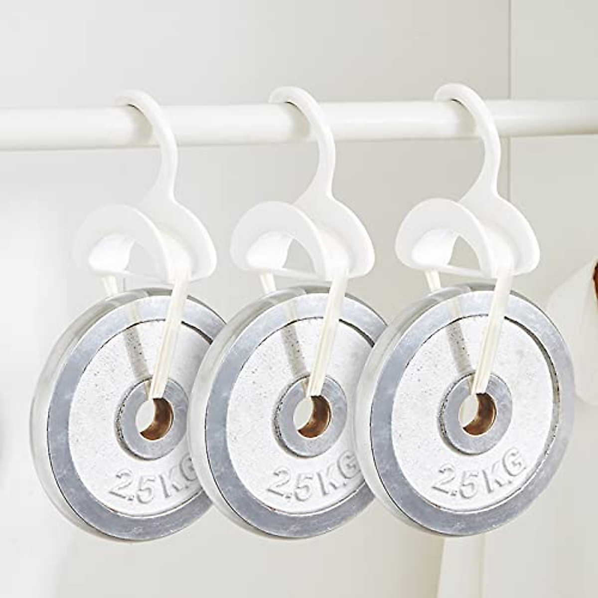 HOMEGYMFREE 4 Pack Handbag Hanger, Purse Hanger Hook Bag Rack Holder Handbag Tote Bag Closet Organizer Storage