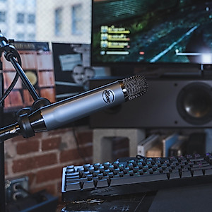 Logitech for Creators Blue Ember XLR Condensor Microphone for Studio, Recording, Podcast, Streaming Mic