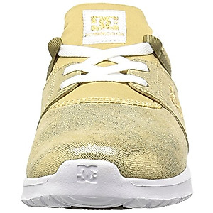 DC Women's Heathrow SE Shoes Skateboarding, Gold, 10.5 M US