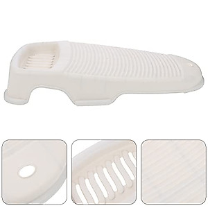 Cabilock Household Washing Board Shovel Non- Slip Washboard Washboard wash Board Washboard for Laundry Plastic Hand Washing Shirt Folding Board Shirt Folding Board Thickening Washboard