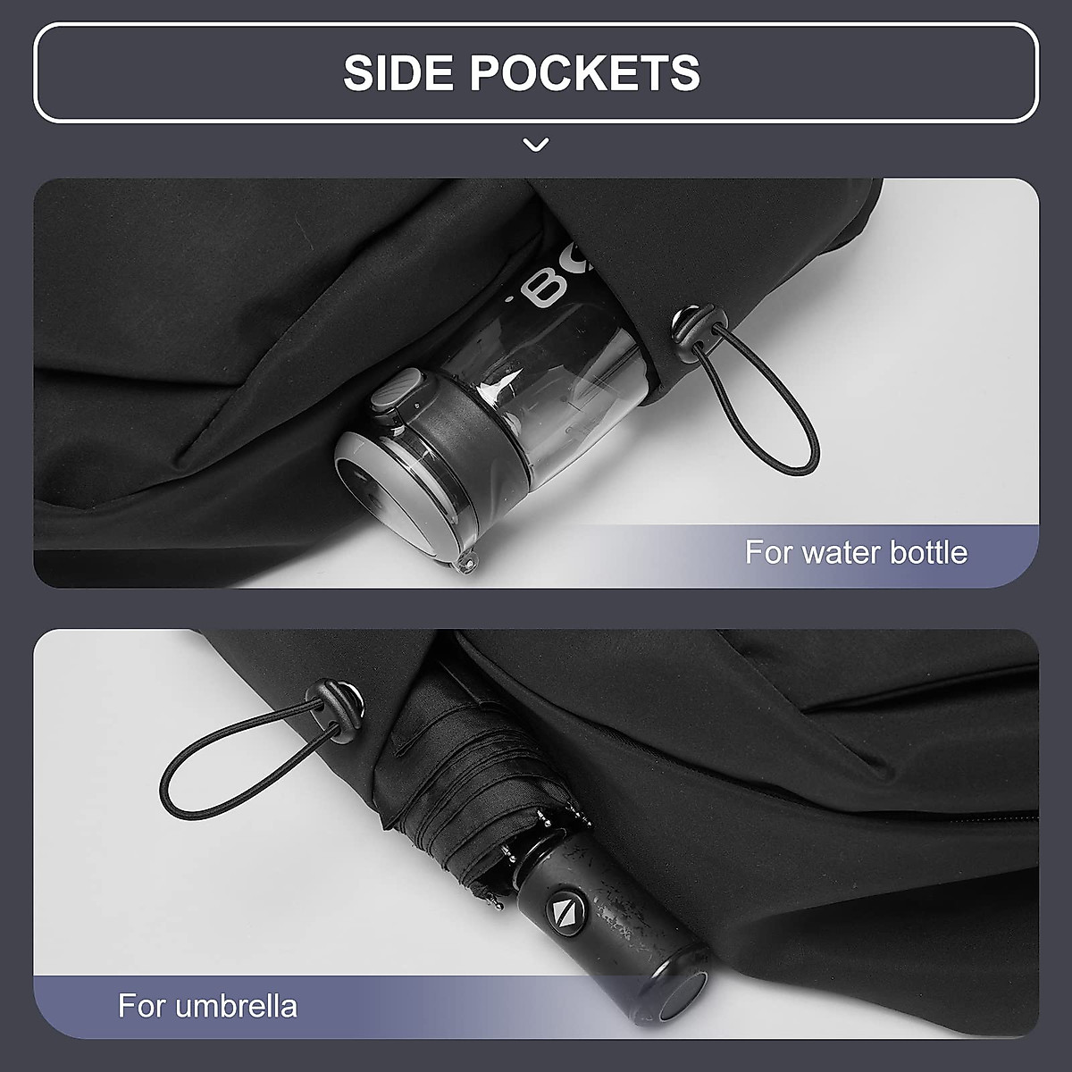 School Backpack Black Bookbag Waterproof College High School Bags For Boys Girls Lightweight Travel Rucksack Casual Daypack Laptop Backpacks For Men Women