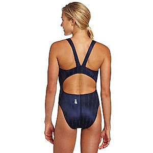 TYR Women's Fusion 2 Aeroback Swim Suit (Navy, 22 -Inch)