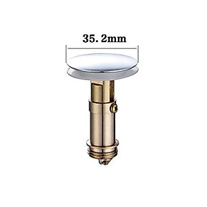 Bathroom Pop up Drain Brass Bathtub Plug Replacement Bath Pop Up Waste Plug Seal Bathroom Tub Drain Drainer Strainer - 35.2mm