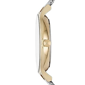 Skagen Women's Anita Lille Three-Hand Silver and Gold Two-Tone Stainless Steel Mesh Band Watch (Model: SKW2340)