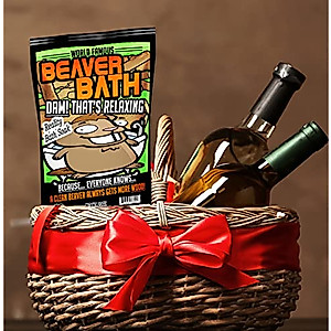 Beaver Bath Soak – Pink Bath Salts Luxury Bath Funny Girlfriend Gifts for Best Friends Funny Bath Products Sea Salts Funny Spa Gifts for Women Naughty Gag Gifts Bachelorette Party Favors