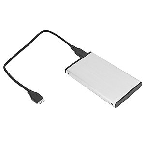 Garsentx External Hard Drives,USB3.0 2.5 inch SSD 80G/120G/160G/250G/320G/500G/1T/2T Portable PC Solid State Hard Disk Drive for Laptop,PC,Mac 10,OS,Windows 10/8/7/XP, 50-130M/S, Silver(120G)