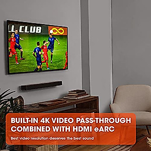 JBL BAR5.0 5-Channel Multibeam Soundbar with Dolby Atmos Virtual Grey, Black