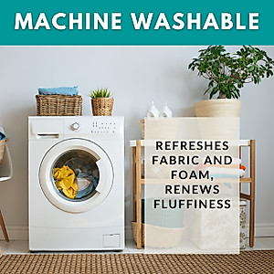 Barnett Home Decor Rocking Chair Cushion Set - Nassau Vine Onyx Black Floral - Size Extra-Large - Machine Washable, Latex Foam Filled Seat Pad and Back Rest, Reversible - Made in USA (Onyx Black, XL)