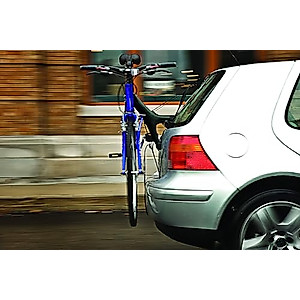 Saris Solo 1-Bike Trunk Rack - Zero Adjustments, Easy Install, 100% Recyclable Plastic Frame and Non-Rusting Material, Compact Solo Trunk Mounted Bicycle Rack